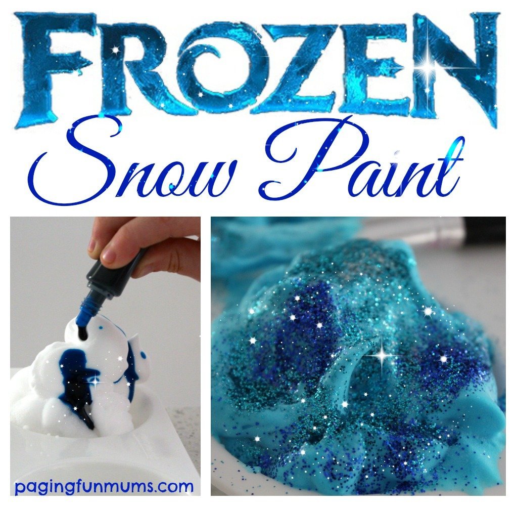 Frozen Inspired Messy Fun for Kids - Monorails and Magic