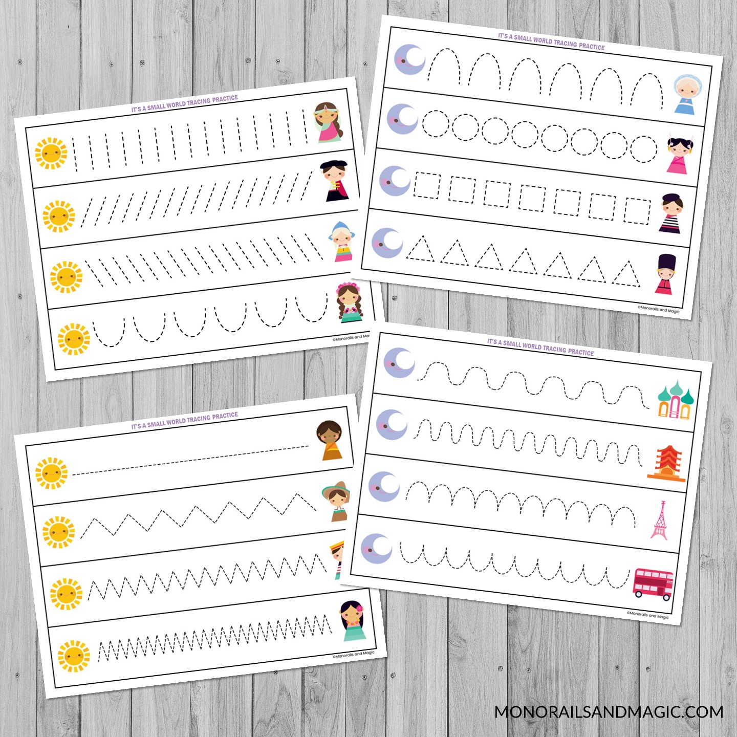 It's a Small World Activity Pack - Monorails and Magic