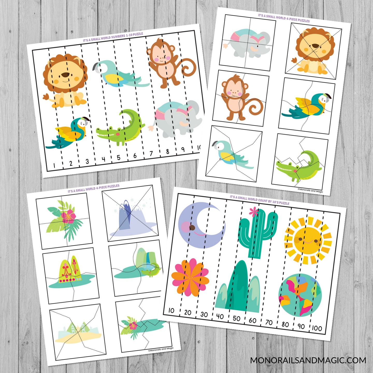 It's a Small World Activity Pack - Monorails and Magic