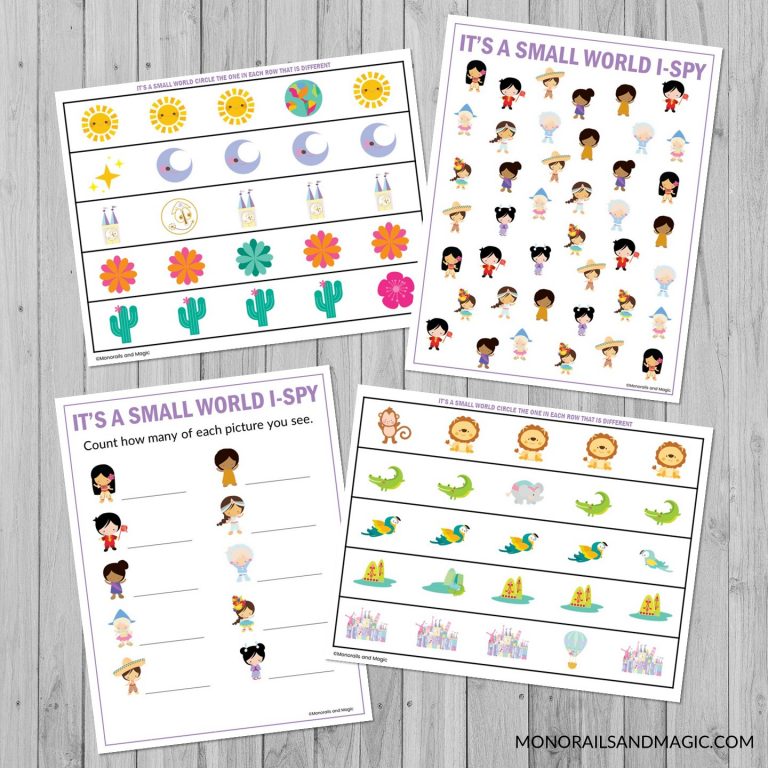 It's a Small World Activity Pack - Monorails and Magic